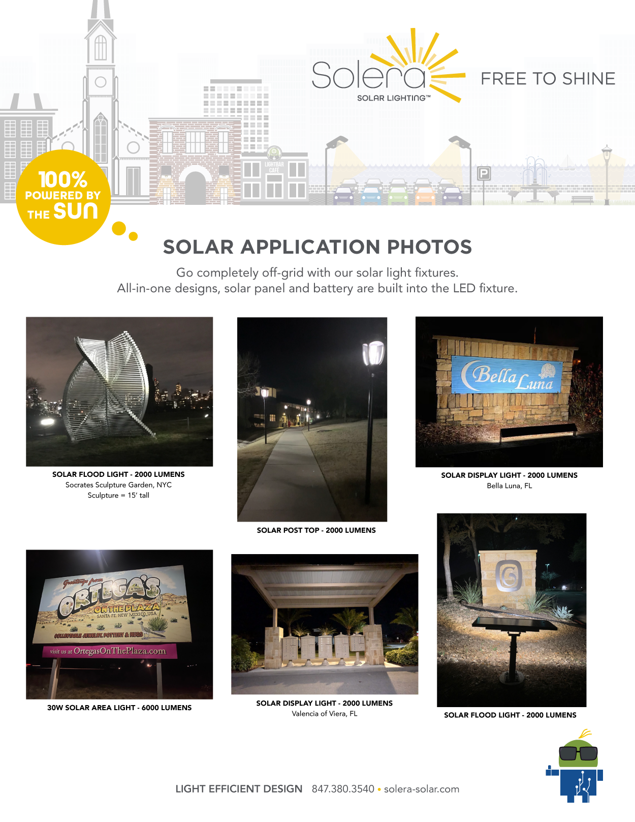 Solar Marketing Materials - Solera Solar Lighting