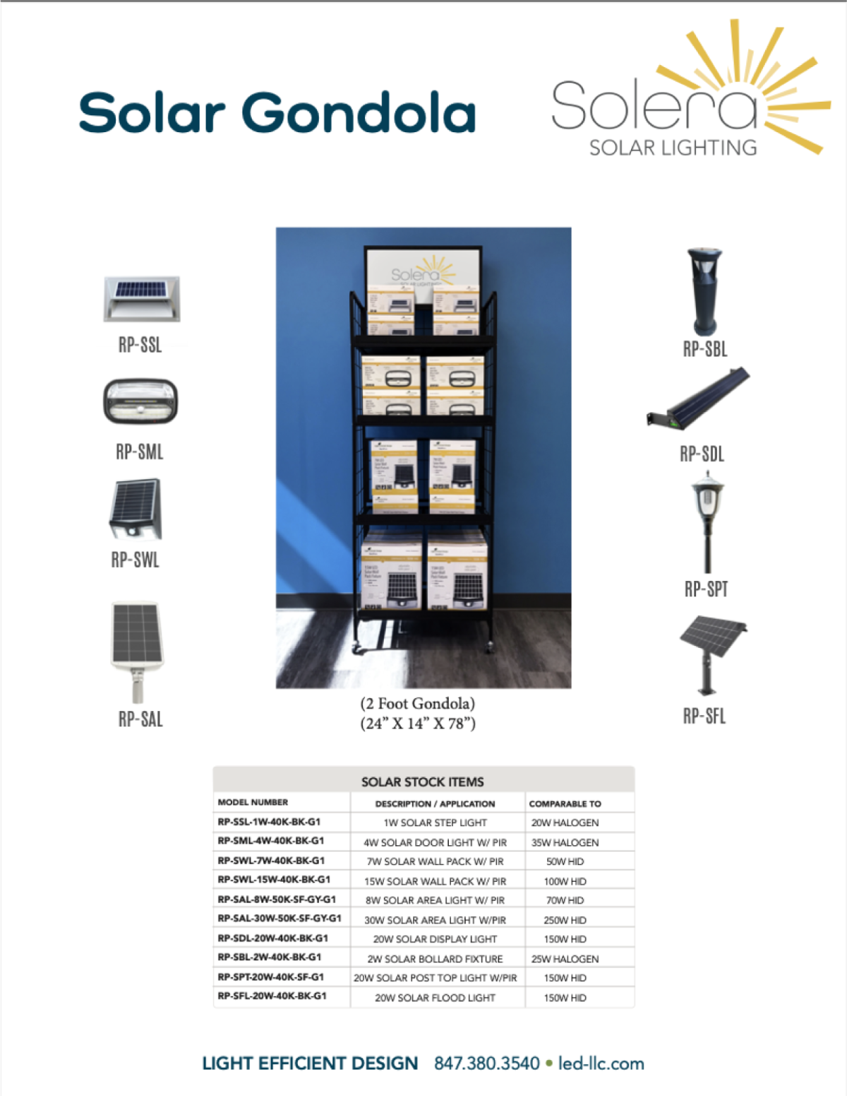 Solar Marketing Materials - Solera Solar Lighting